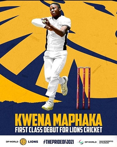 SuperSport Schools Plus | Maphaka debuts for DP World Lions in CSA 4 ...