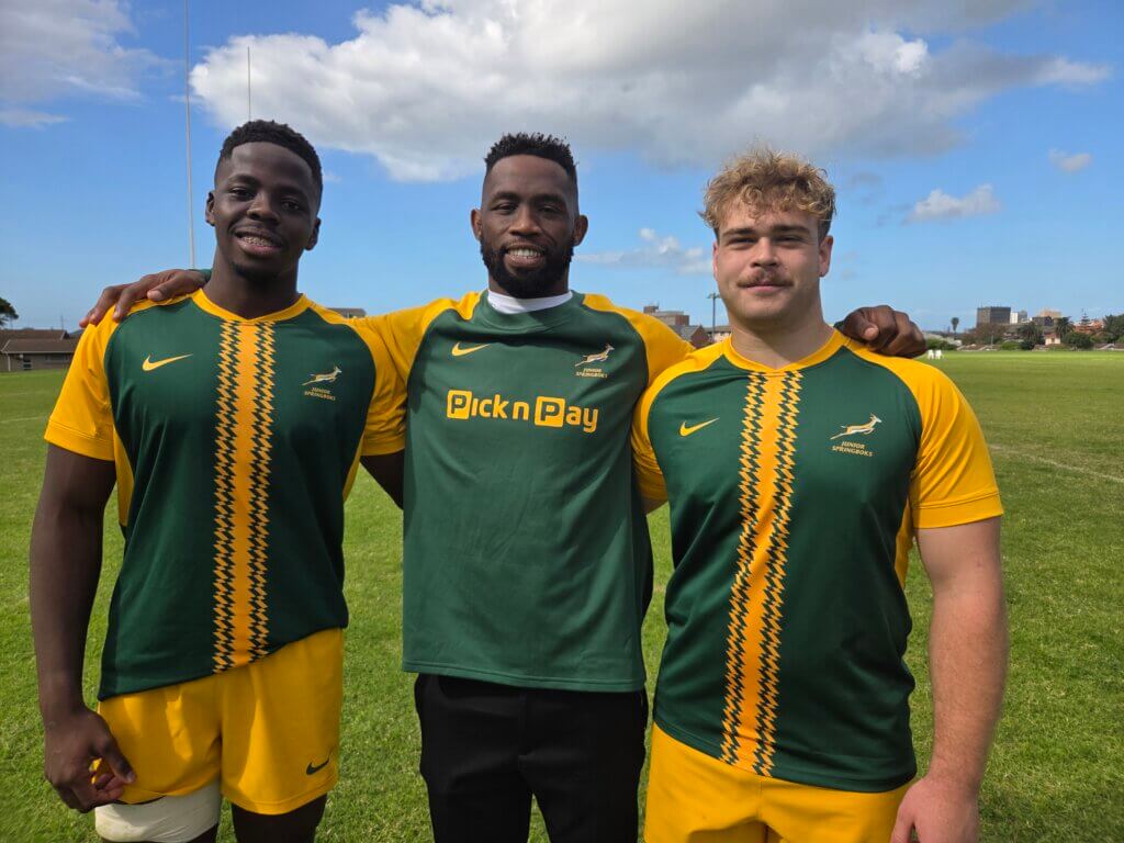 SuperSport Schools Plus | Bok captain Kolisi shares inspiring words with Junior Boks