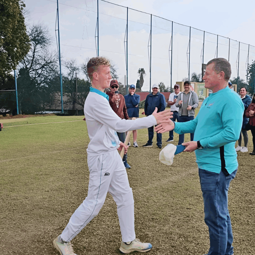 SuperSport Schools News | Van Zyl notches up century in 100th cap to ...
