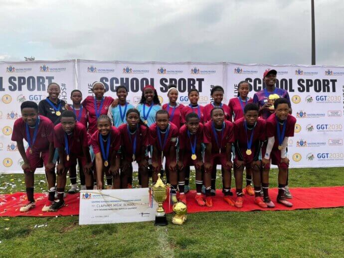 SuperSport Schools Plus | Double joy for Clapham as they lift Gauteng ...